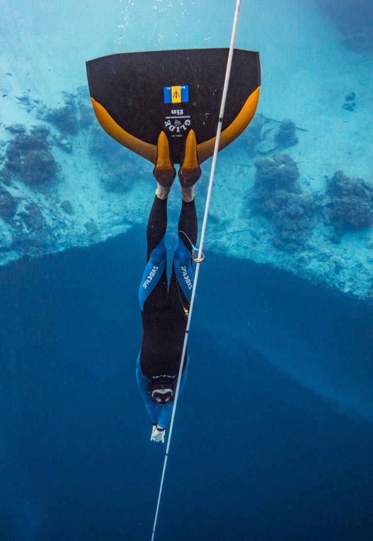 Swim the line: Alex Davis on Freediving Barbados - Oceanographic