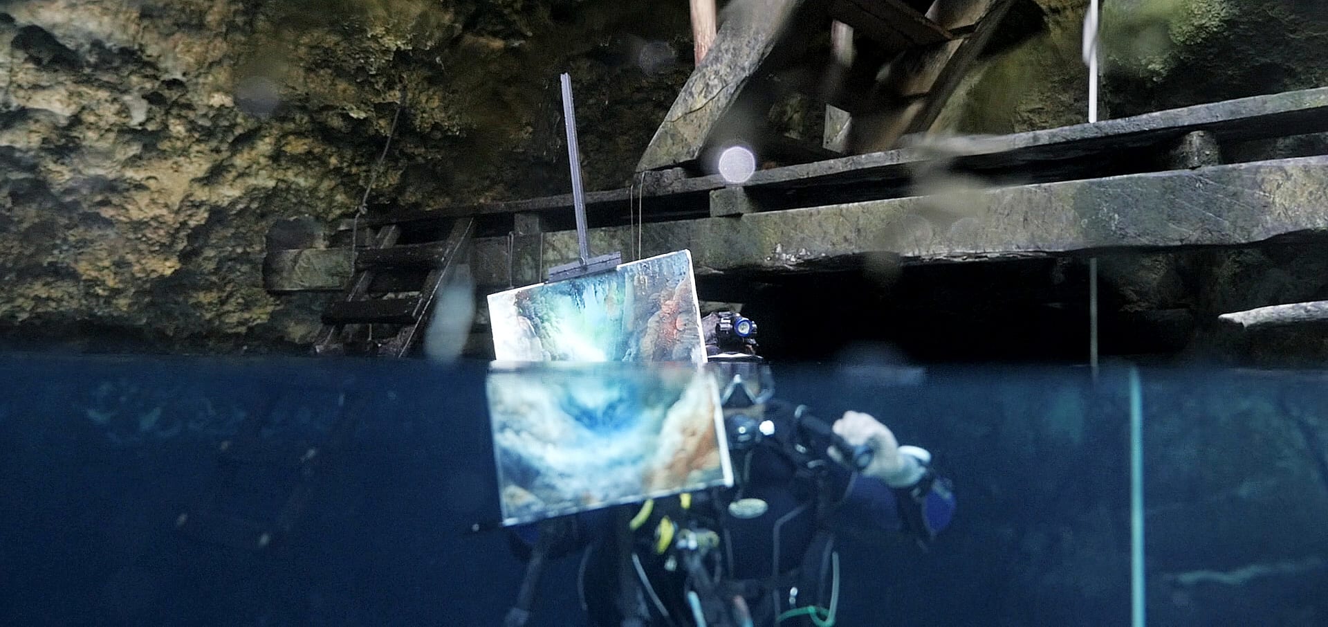 Diving into an artist's world: Painting the cenotes - Oceanographic