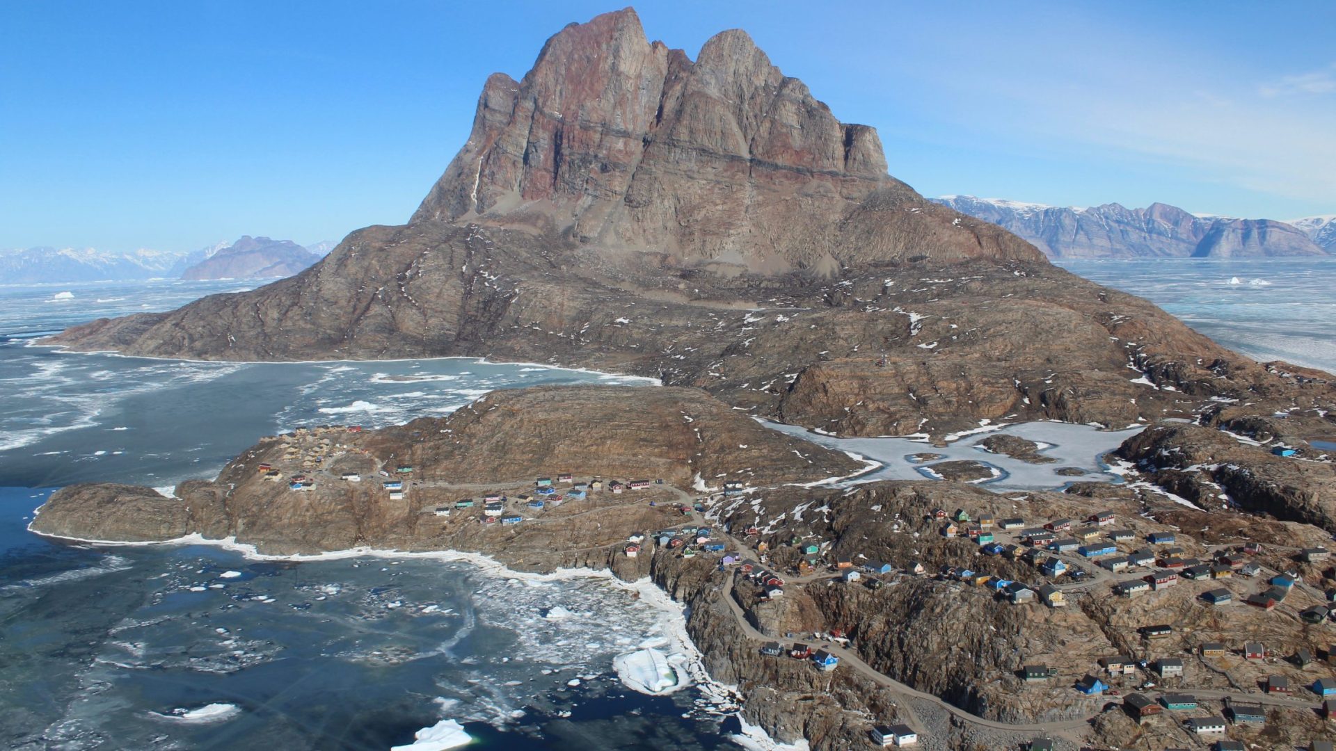 Arctic 'shorefast' sea ice used by residents for hunting and fishing ...