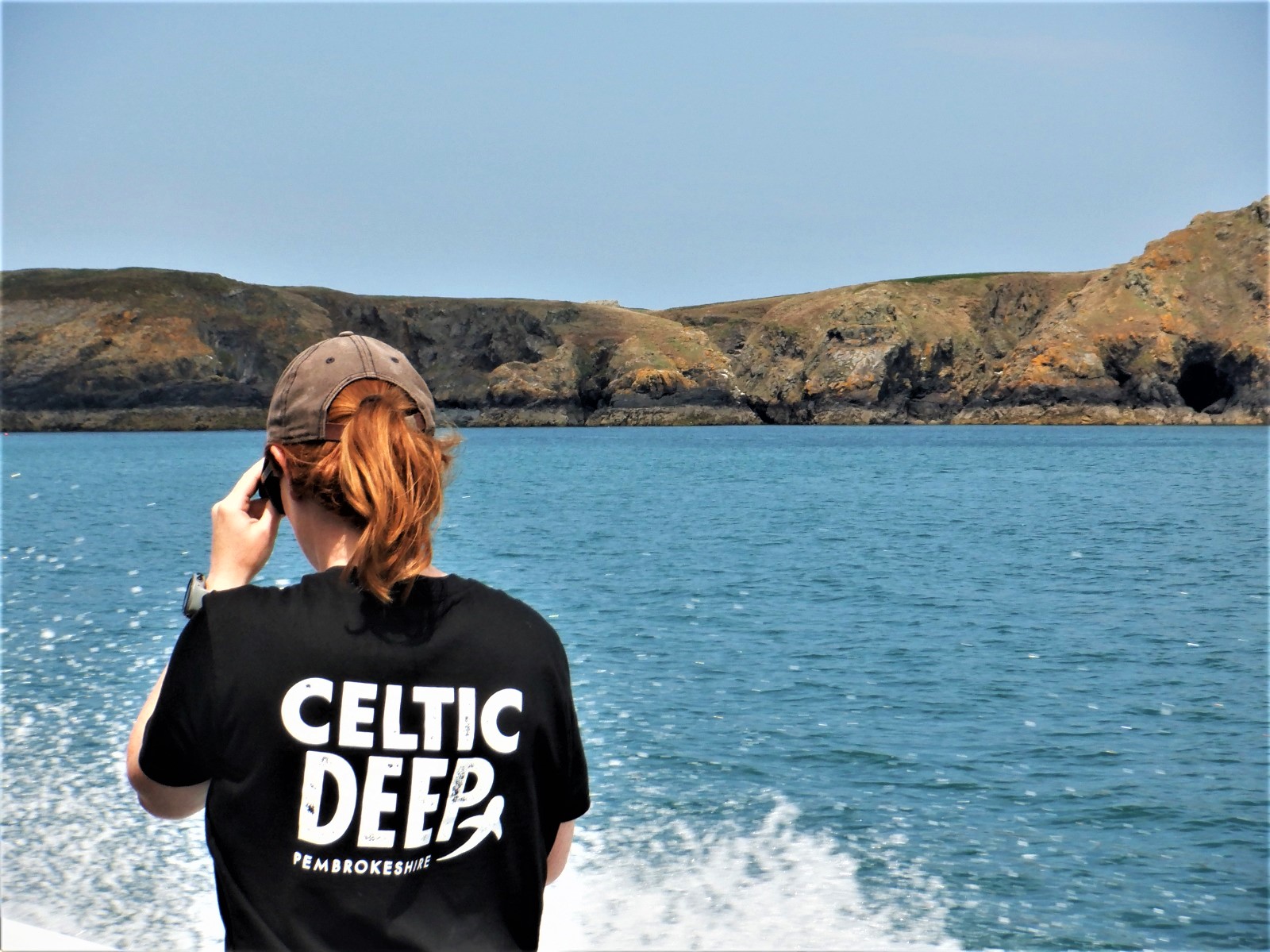 Researching blue sharks in the Celtic Deep in Wales