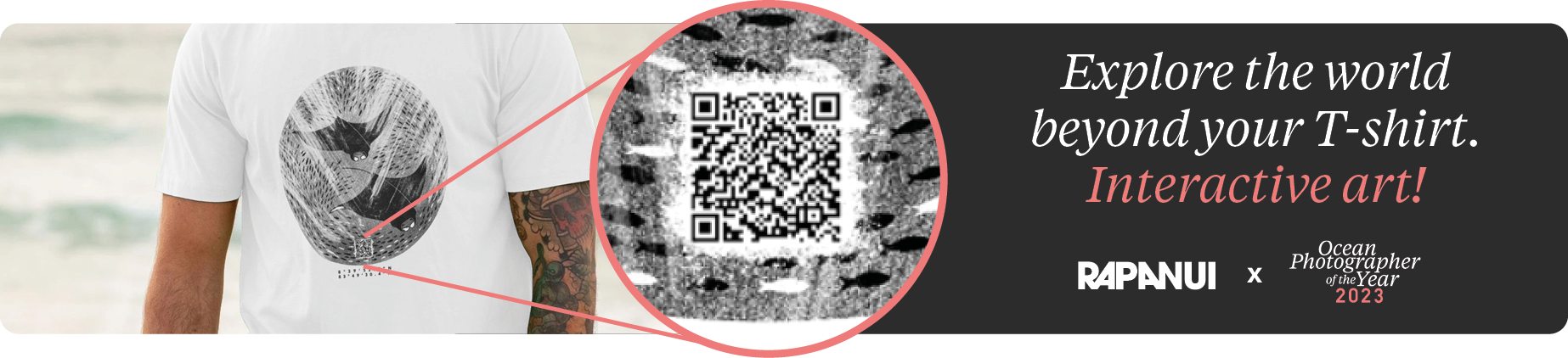 Devil rays T-shirt (mens) / OPY x Rapanui collaboration - Oceanographic