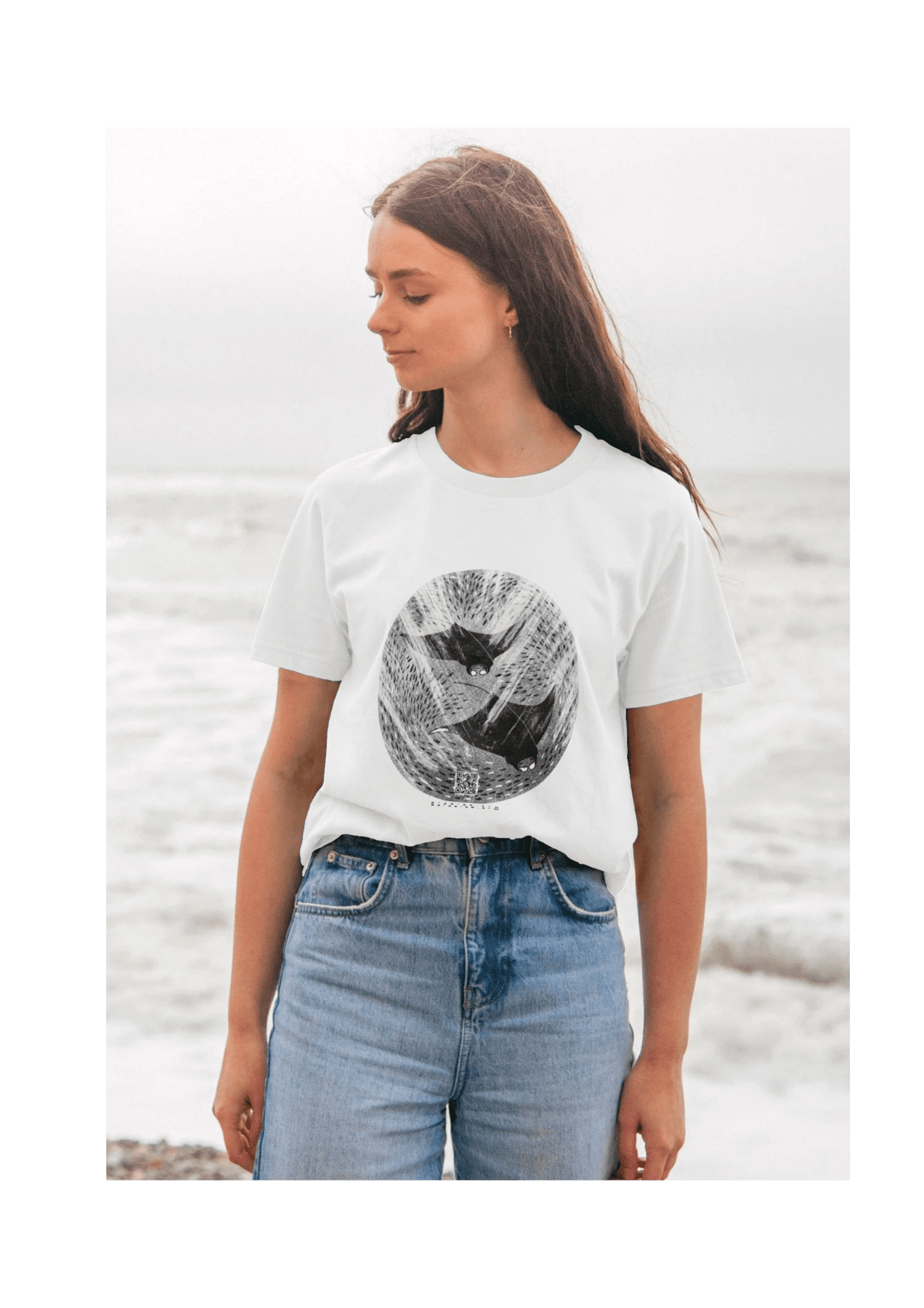 Devil rays T-shirt (womens) / OPY x Rapanui collaboration - Oceanographic