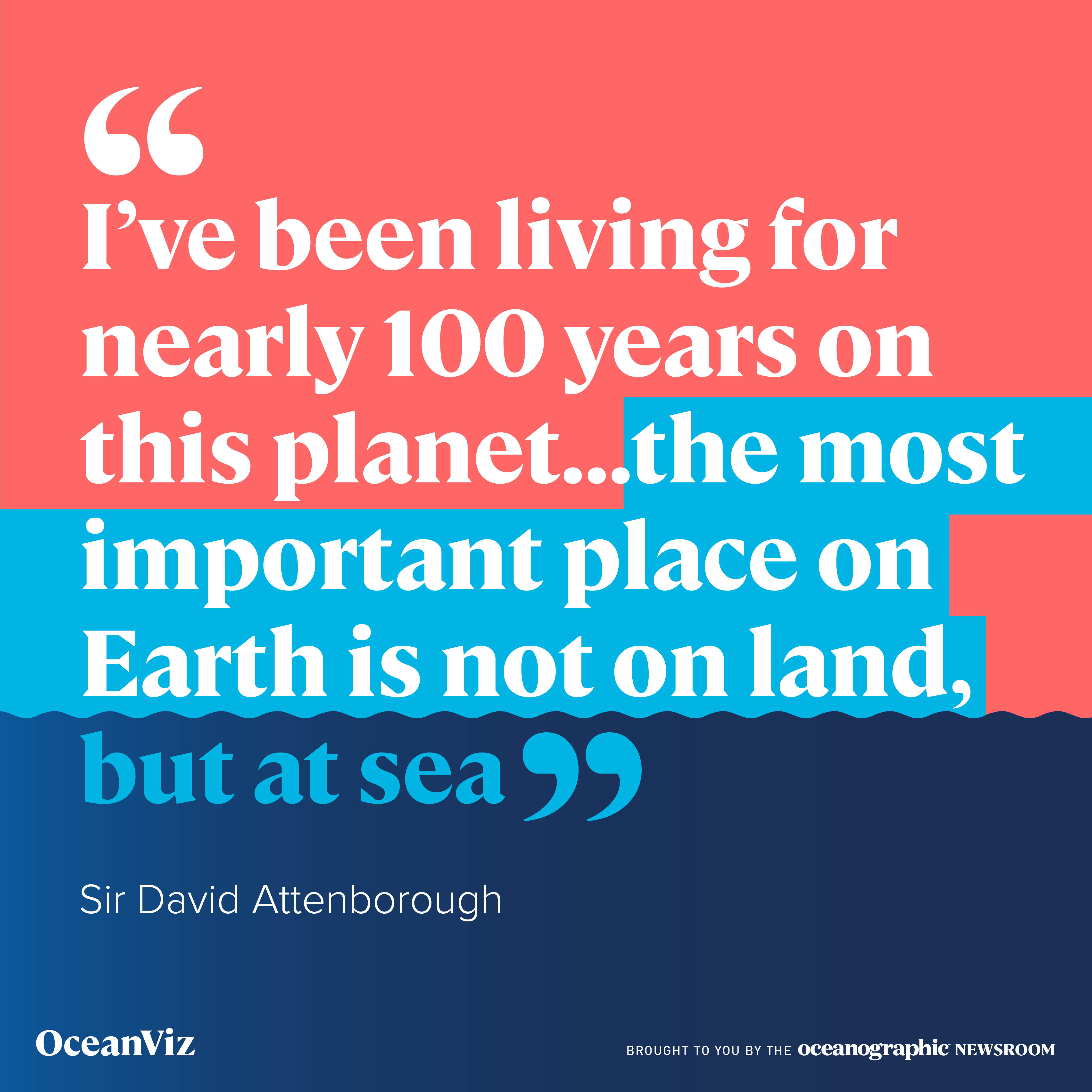Sir David Attenborough - the most important place on Earth is not on ...
